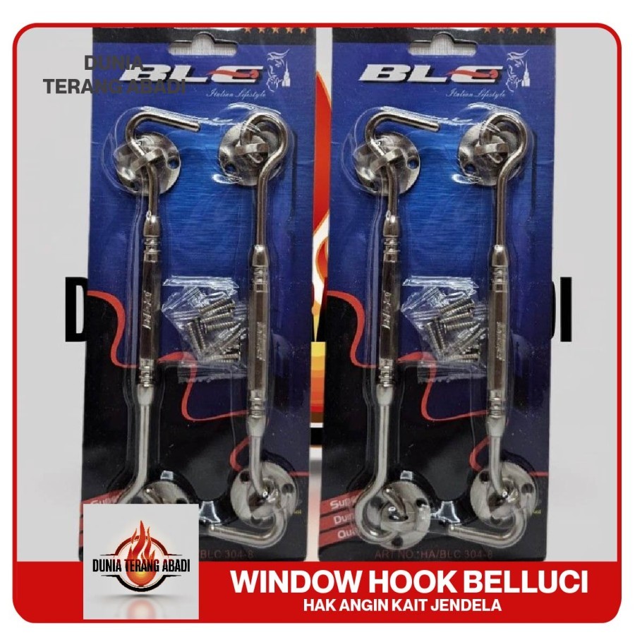 Jual Hak angin Belluci - window hook - kait jendela | Shopee Indonesia