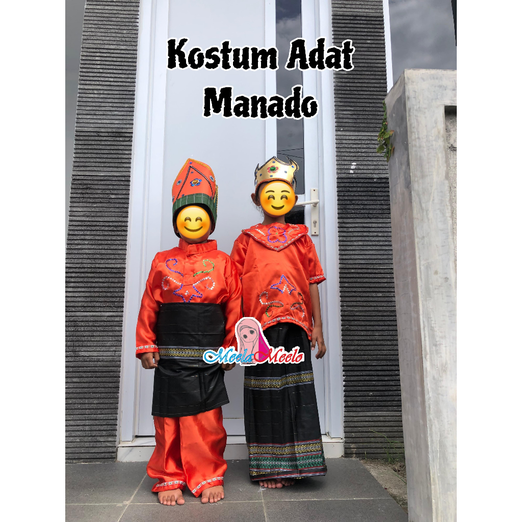 Jual Pakaian Adat Manado Kostum Anak TK Adat Kota Manado Sulawesi Utara ...