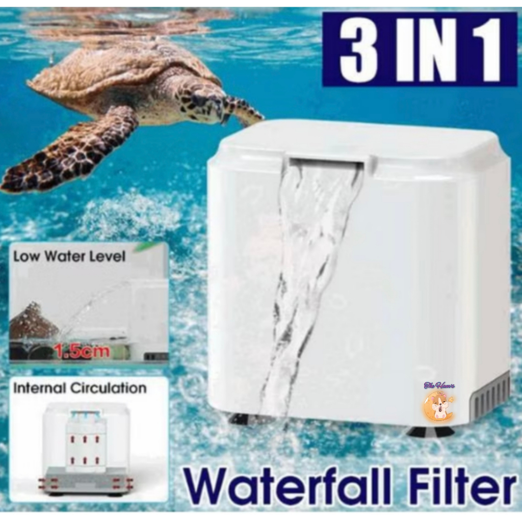 Jual (The Ham's) Turtle Low Water Filter / Filter Air Kura Kura Ikan / Filter Pompa Air Dangkal ...