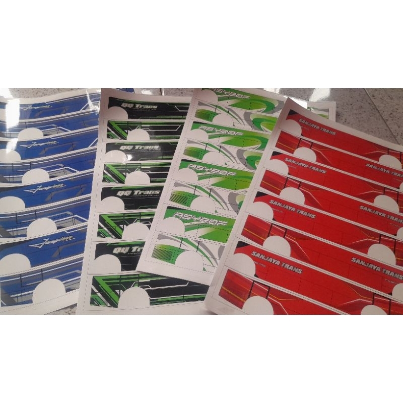 Jual Stiker miniatur body livery bus basuri | Shopee Indonesia