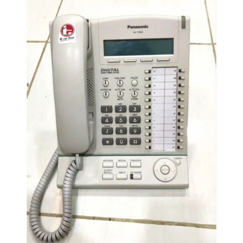 Jual Telepon Panasonic KX-T7630 second pakai pabx | Shopee Indonesia