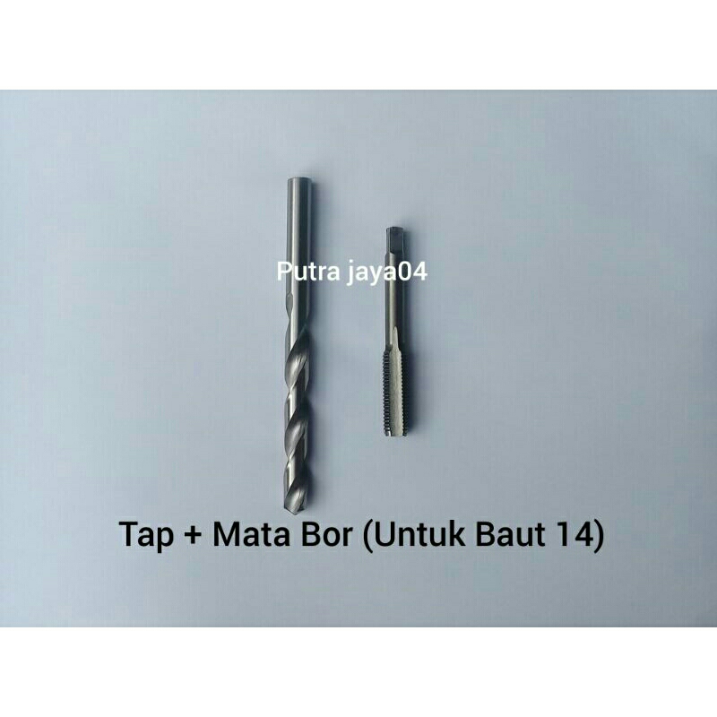 Jual Mata Bor Tap Senai Baut 14 untuk Oversize Lubang Baut Oli Gardan ...