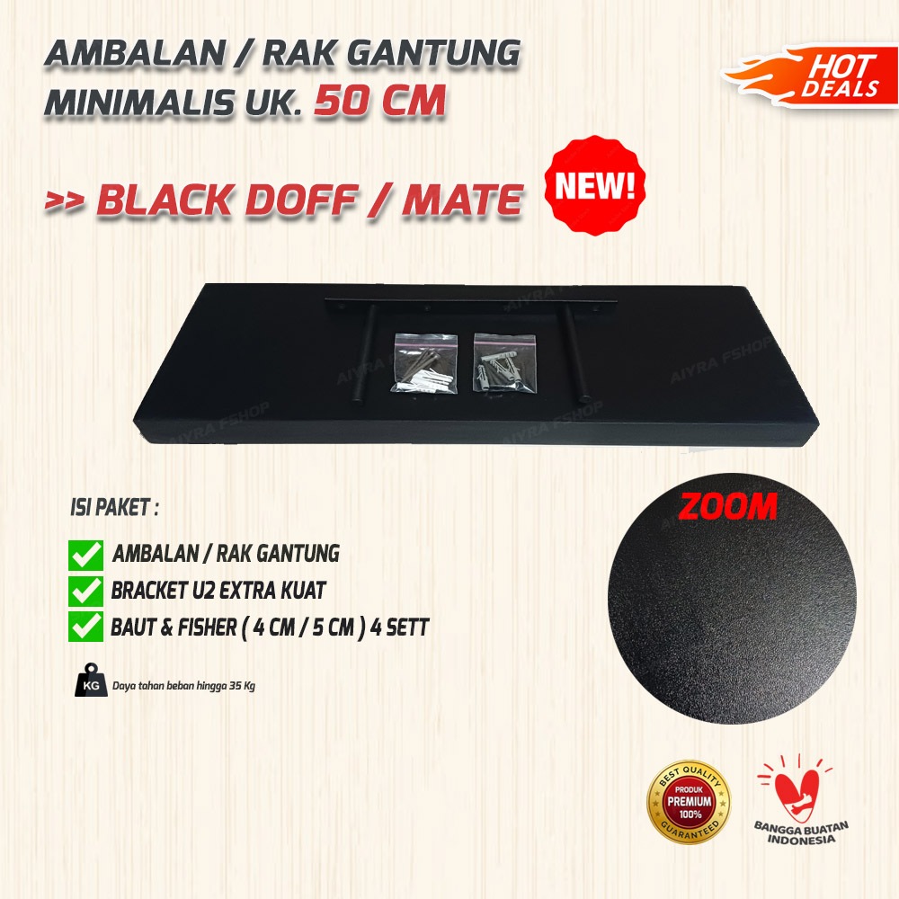 Jual Rak gantung / ambalan portable ( praktis ) / rak hiasan dinding ...