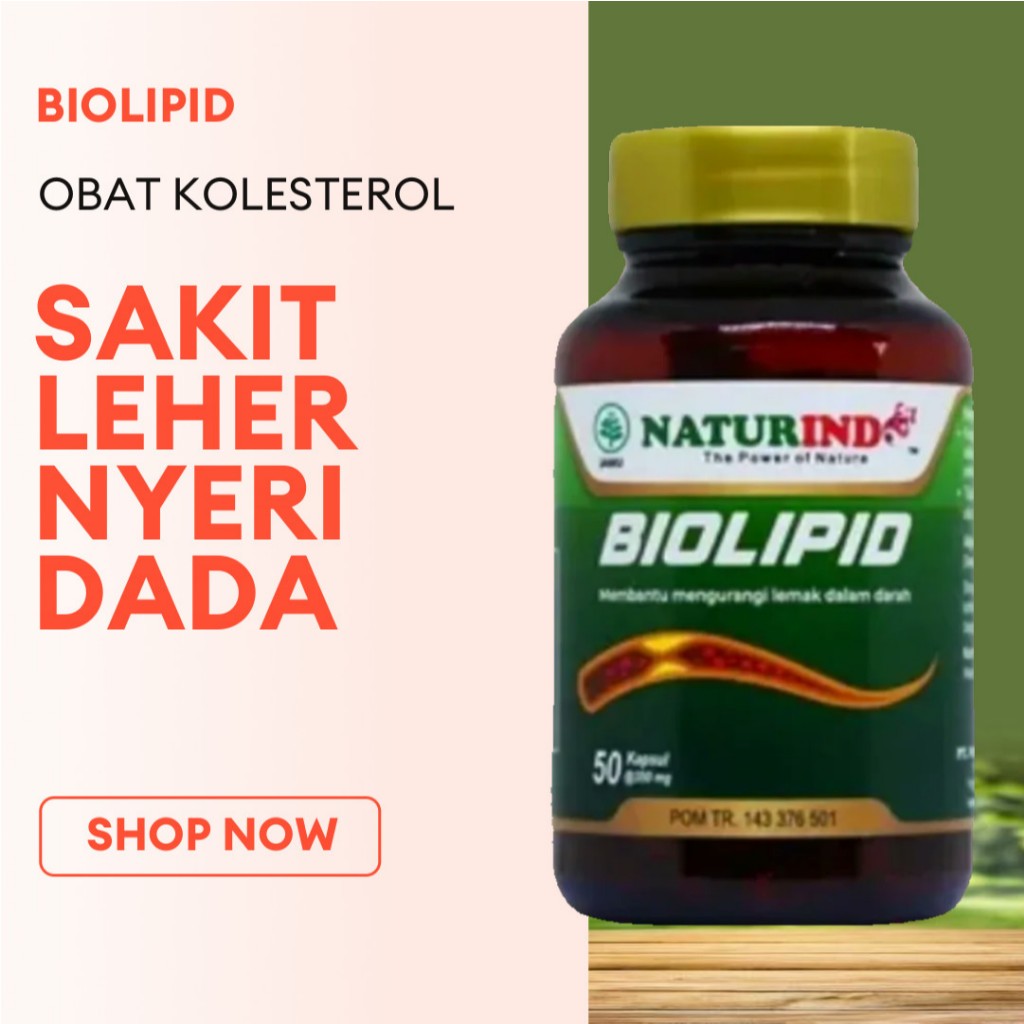 Jual Obat Kolesterol Biolipid Sakit Leher Kaku Masuk Angin Naturindo ...