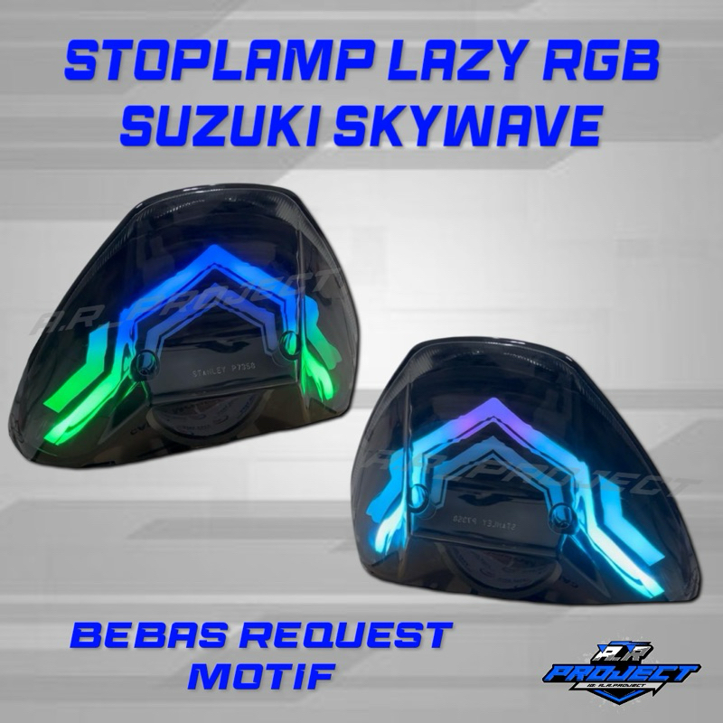 Jual Lampu Stoplamp Lazy Malas RGB Android Suzuki Skywave | Shopee ...
