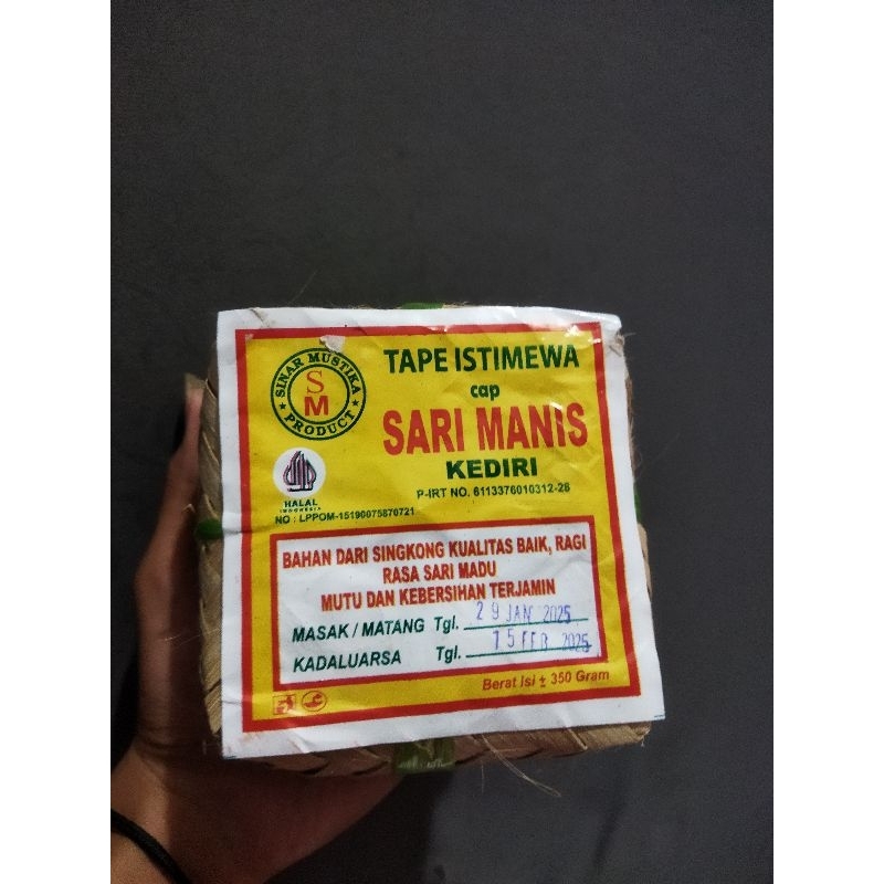 Jual Tape singkong | tape istimewa cap sari manis Kediri | Shopee Indonesia