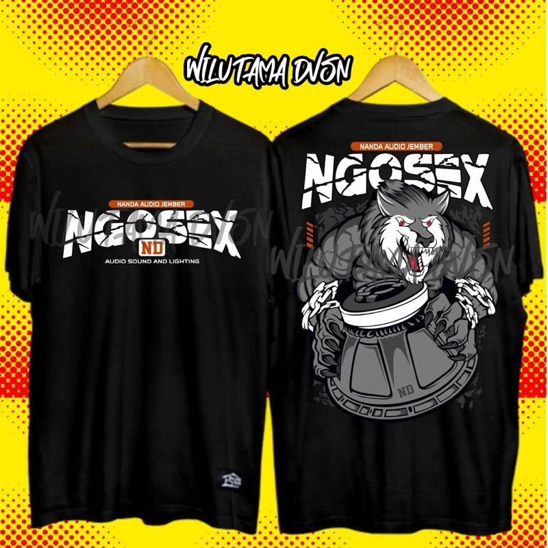 Jual Kaos Baju Team Ngosex Nanda Audio Jember sound system audio free ...