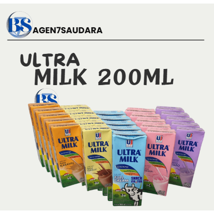 Jual ULTRA MILK KEMASAN 200 ML UHT | Shopee Indonesia