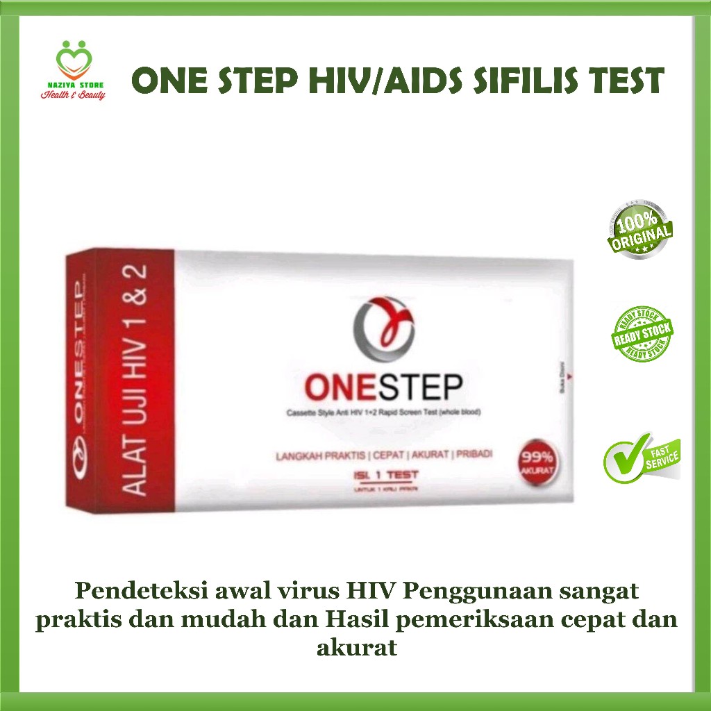 Jual One step TEST HIV - Alat Tes HIV- One Step HIV Cepat Mudah Instan ...