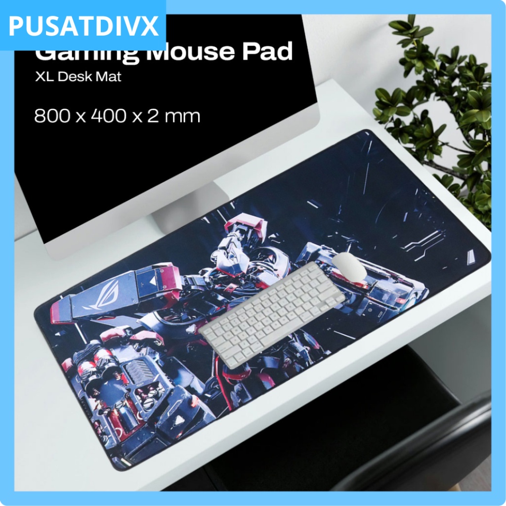 Jual SANJI GAMING MOUSE PAD ASUS ROG XL DESK MAT 800 X 400 X 2 MM R073 ...
