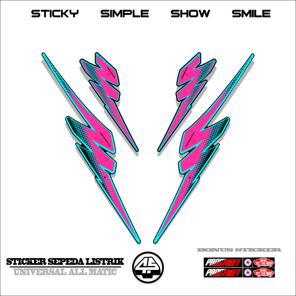 Jual STICKER SEPEDA LISTRIK ALL VARIANT / GODA / UWINFLY / PACIFIC ...