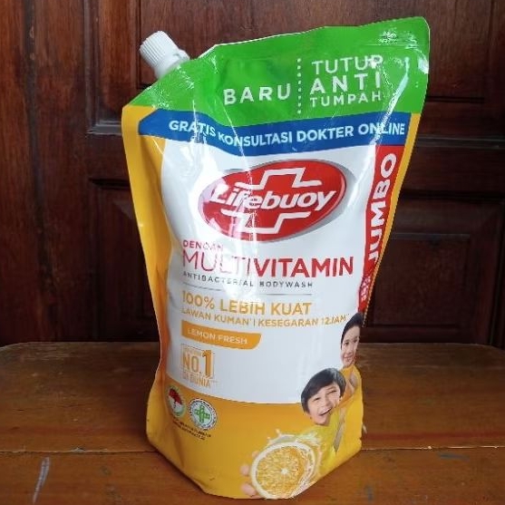 Jual LIFEBUOY LEMON FRESH MILD CARE SABUN CAIR REFIL KUNING BIRU 800ML ...
