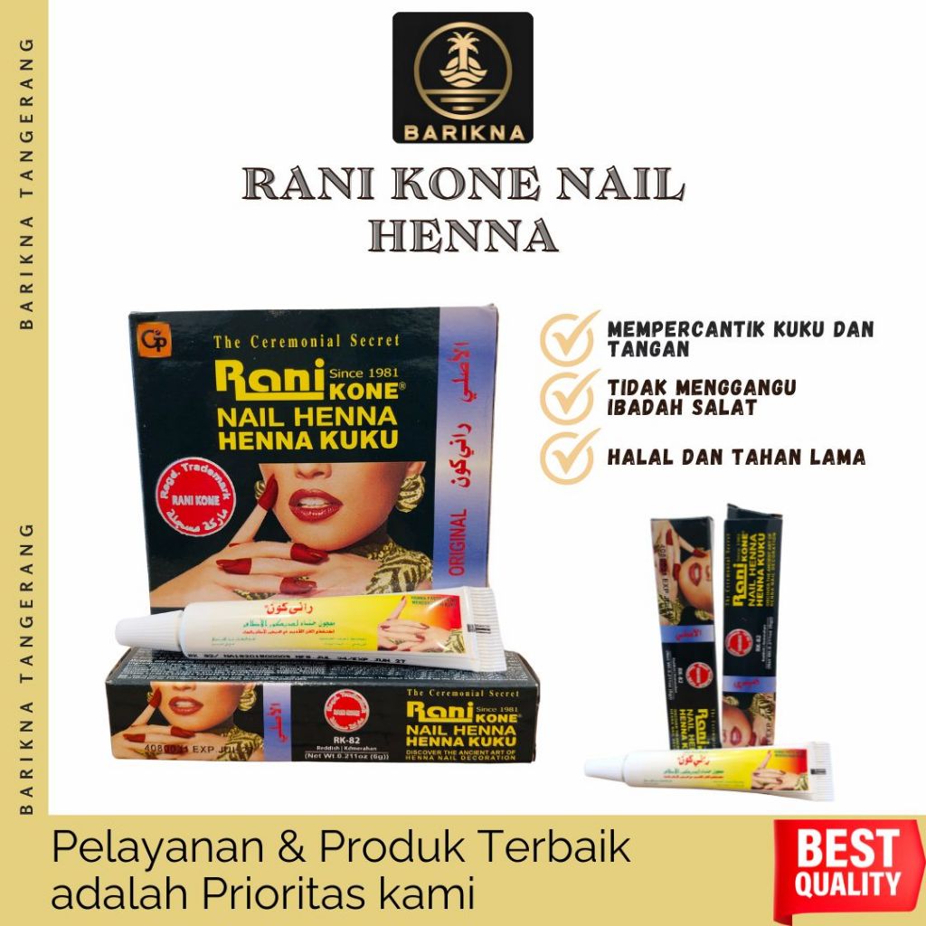 Jual HENNA/PACAR KUKU/PEWARNA KUKU/PACAR ARAB/RANI NAIL | Shopee Indonesia