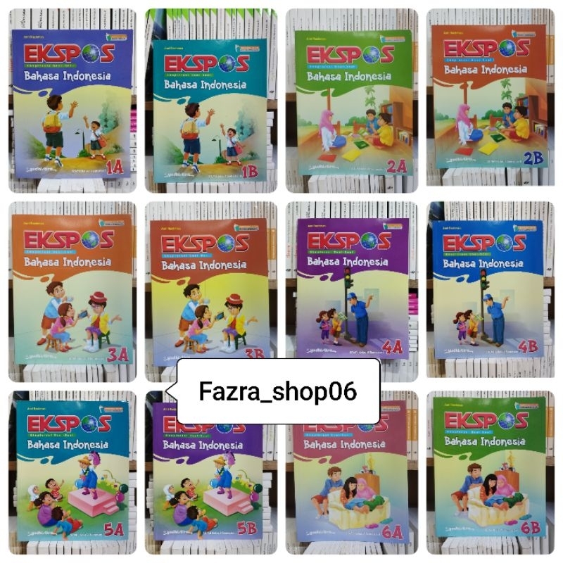 Jual NEW Buku EKSPOS Bahasa Indonesia sd mi kelas 1A 1B 2A 2B 3A 3B 4A ...