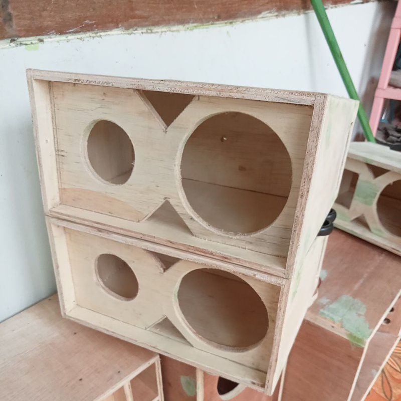 Jual Box speaker 4 inch line array plus tweeter bahan triplek 9 mm ...