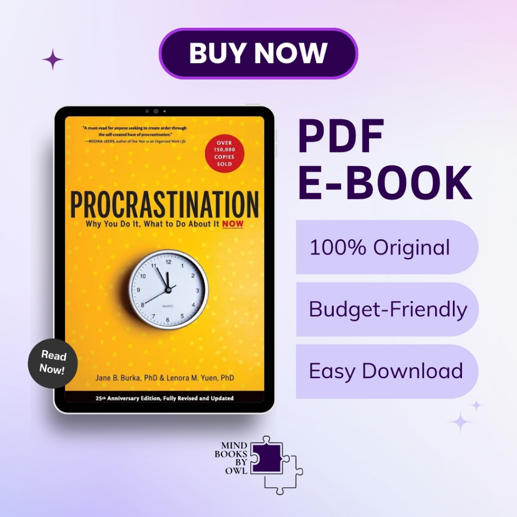 Jual Procrastination: Why You Do It, What to Do About It Now (digital ...