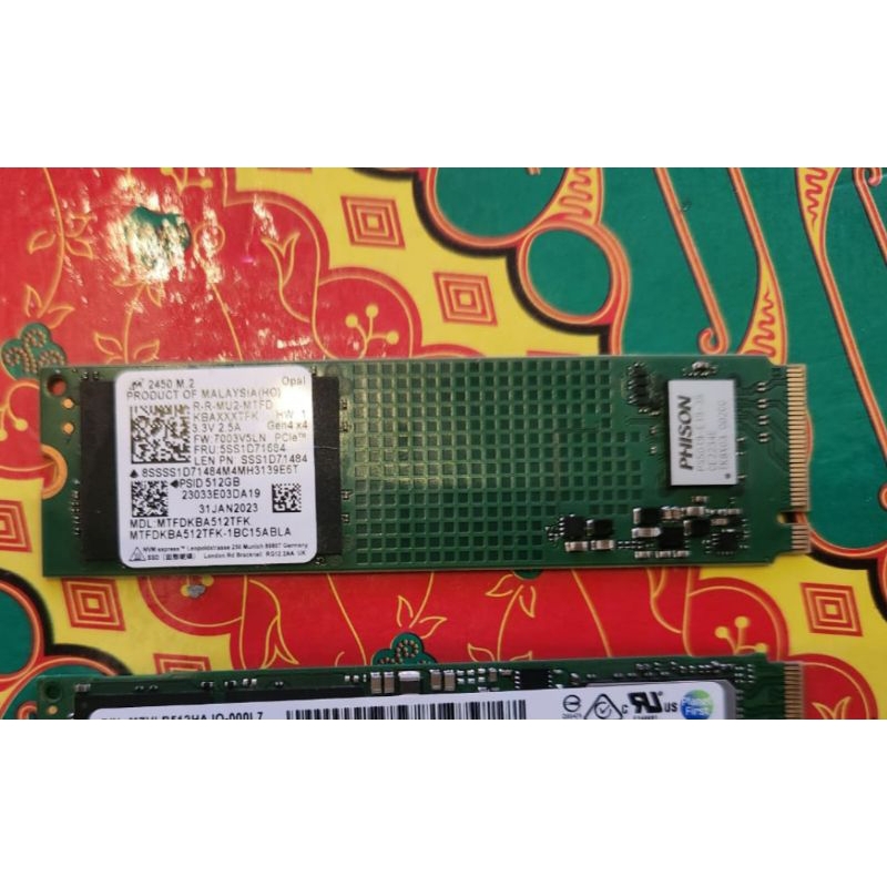 Jual Ssd m2 Nvme 512gb Micron pcie gen4 x4 | Shopee Indonesia