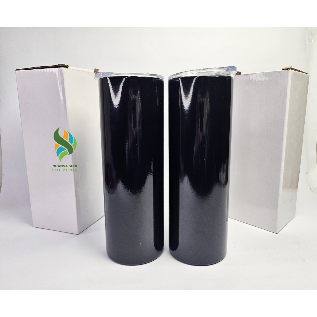 Jual Souvenir Botol Termos Skinny With Glass Straw Tumbler Minum Vacuum Insulated 600ml | Shopee ...