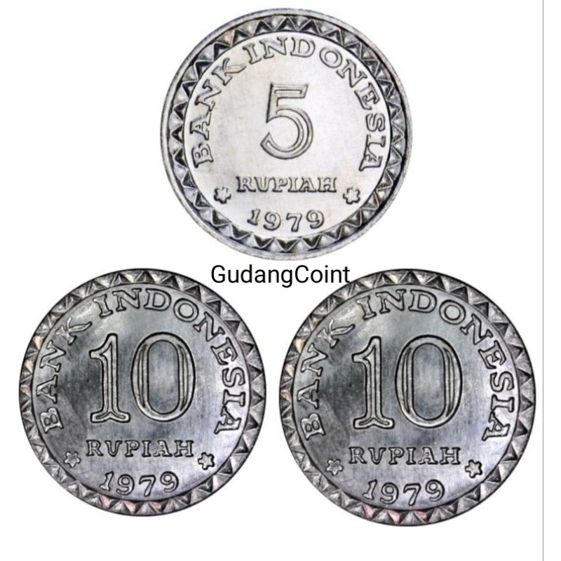 Jual paket mahar 25 rupiah ( 2 kpng 10rp tabanas & 1 keping 5rp kb kecil) | Shopee Indonesia