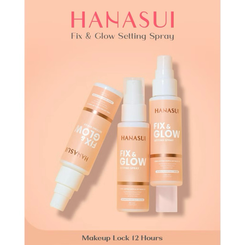 Jual HANASUI FIX & GLOW SETTING SPRAY | Shopee Indonesia