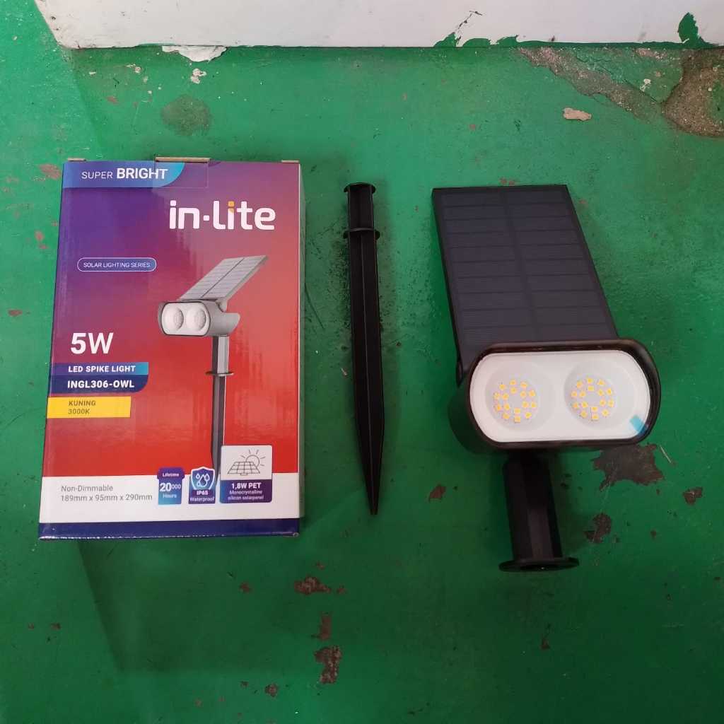 Jual INLITE Lampu Sorot Tancap Taman Solar Garden Spike Lights INGL306 ...