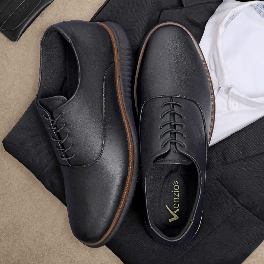 Jual LONDON BLACK - (KULIT ASLI) Sepatu Pantofel Pria Oxford Formal ...