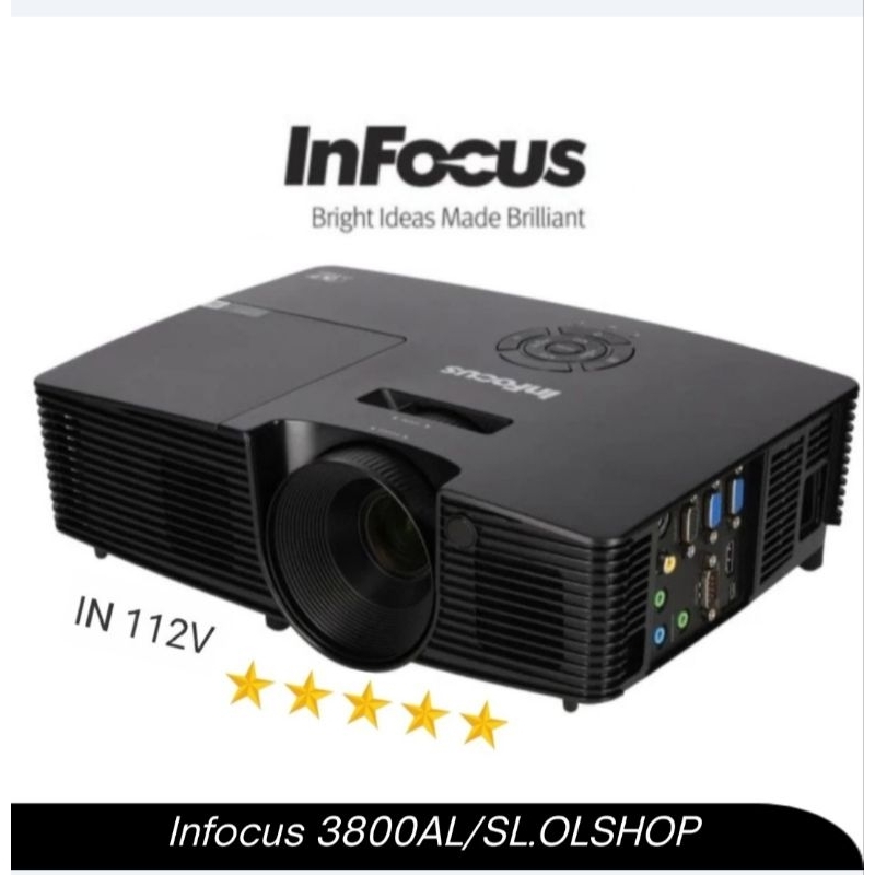 Jual Projector/Proyektor Infocus in112v/3800 Lumens Hdmi | Shopee Indonesia
