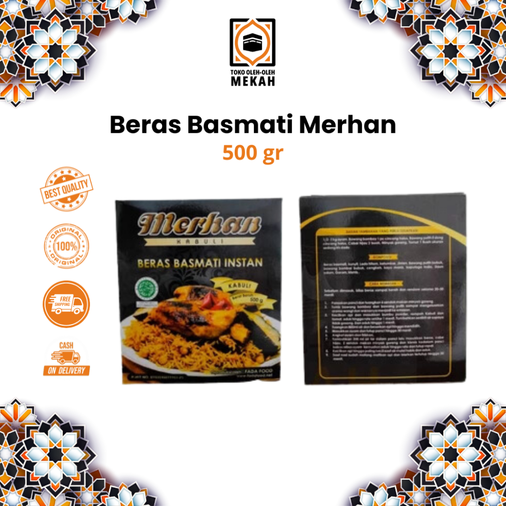 Jual BEST SELLER Beras Basmati Instan Merhan Nasi Khas Arab dan Timur ...