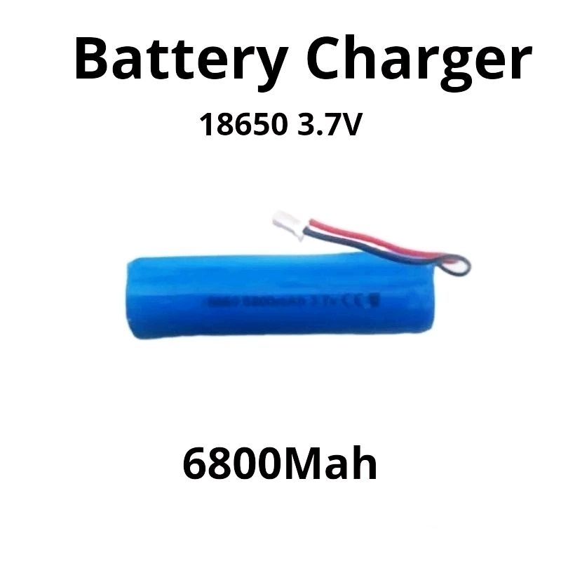 Jual Battery Baterai batre 18650-3.7V Soket PH 2.0 6800mah untuk ...