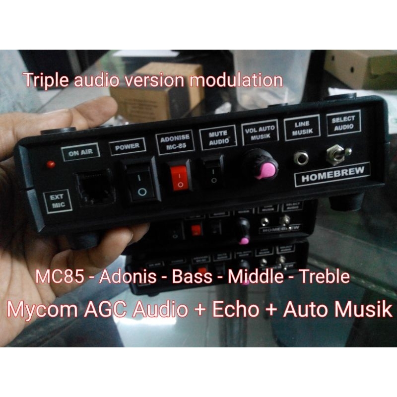 Jual Mycom AGC RiG icom Versi Soket Mic RJ45 Audio MC85 Adonis dan Bypass | Shopee Indonesia