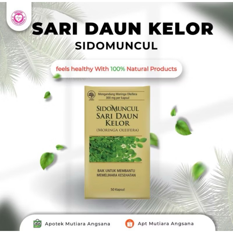 Jual Sidomuncul Sari Daun Kelor Isi 50 Kapsul | Shopee Indonesia