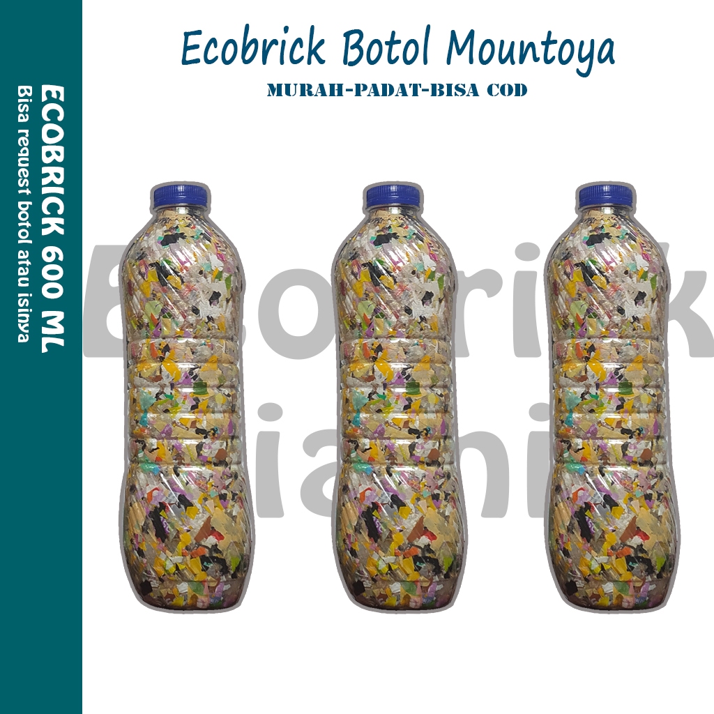 Jual Ecobrick Botol Sanqua 600 ml berat 200g gram | Shopee Indonesia