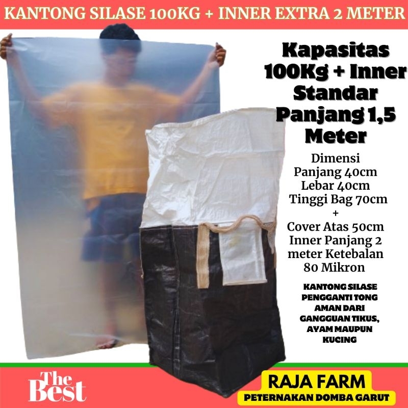 Jual Kantong Silase Permentasi Jumbo Bag Mini Kapasitas 100Kg Lengkap ...