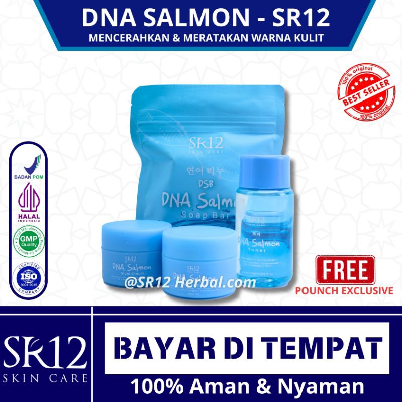 Jual DNA SALMON SR12 package Meningkatkan Elastisitas Kulit / Mencerahkan Melembabkan ...