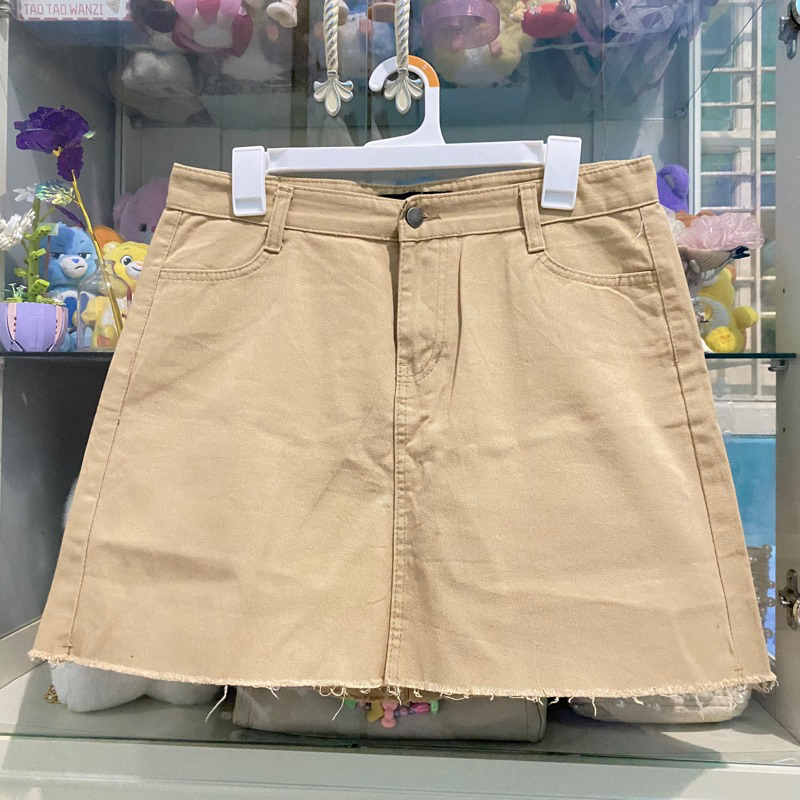 Jual rok mini denim jeans wanita cantik korean plus size big size ...