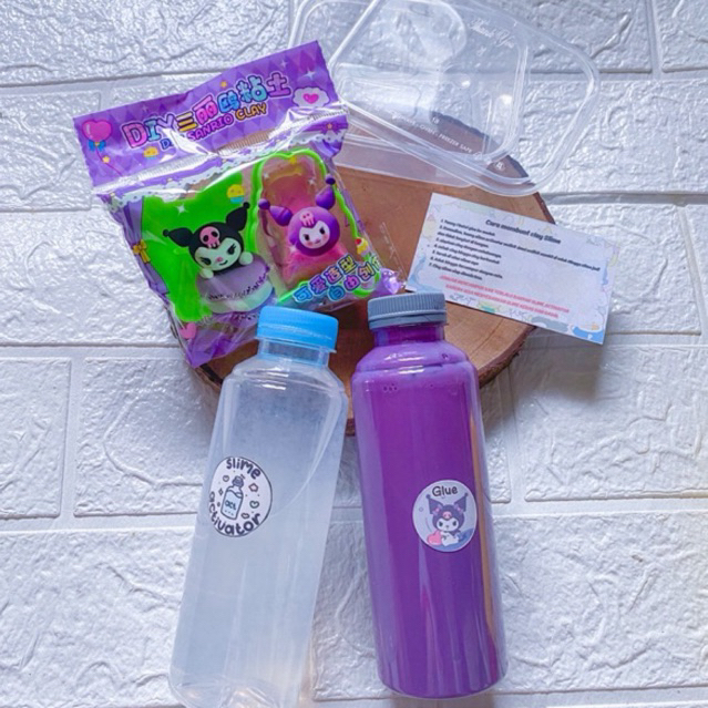Jual Clay slime kit edisi SANRIO clay+cetakan diy slime soft clay ...