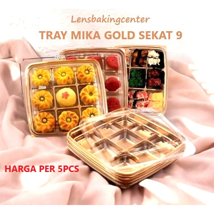 Jual PREMIUM MIKA TRAY BOX PUDDING NASTAR MOON CAKE PUDING MOCHI Kue ...