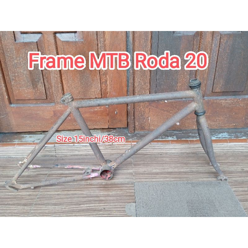 Jual Frame MTB Jadul Roda 20 Size 15inchi Ada no Seri | Shopee Indonesia