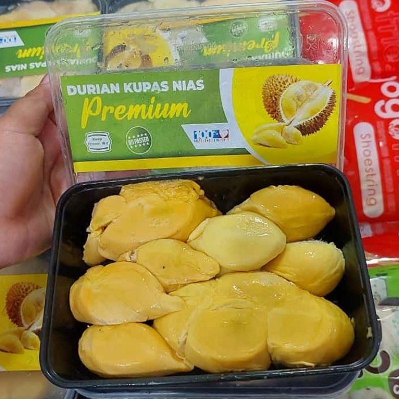 Jual Durian Kupas Nias Premium Durpas Medan Manis Pulen | Shopee Indonesia