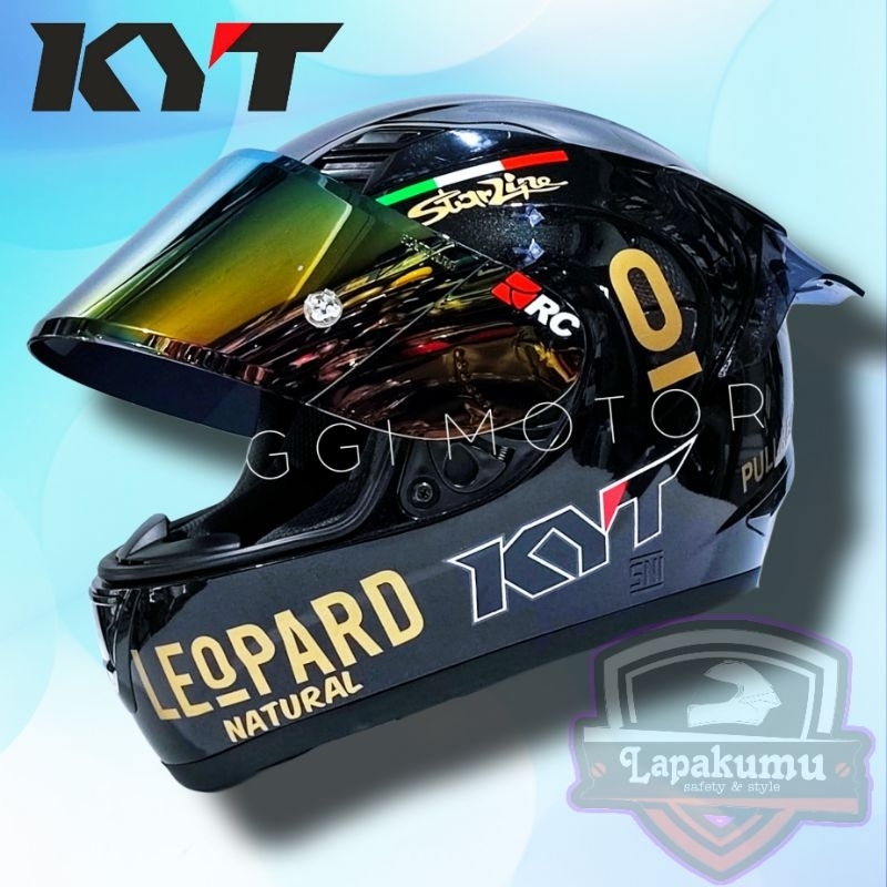 Jual HELM KYT R10 SAN MARINO PAKET TJAKEP / HELM R10 PAKET GANTENG ...