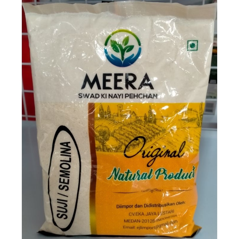 Jual MEERA Suji Semolina Original Natural Product | Shopee Indonesia