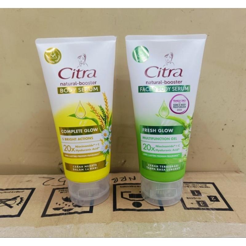 Jual Citra natural booster face dan body serum 180ml complete glow ...
