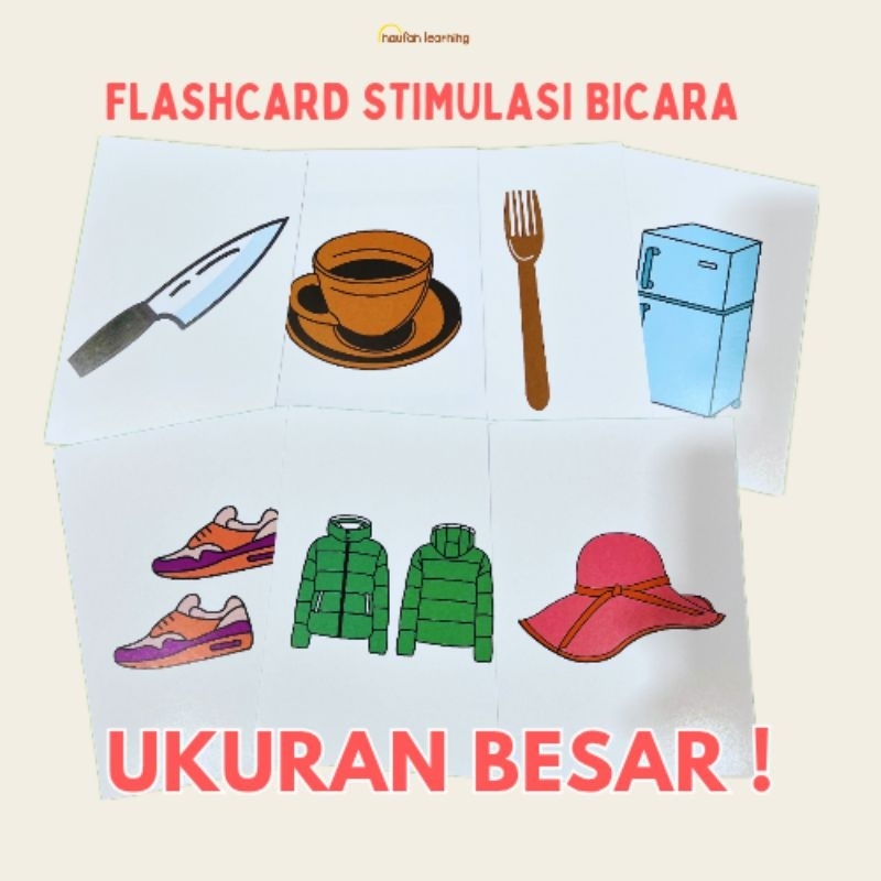 Jual BIG Flashcard Stimulasi Kata Anak Lengkap | Naufan Learning ...