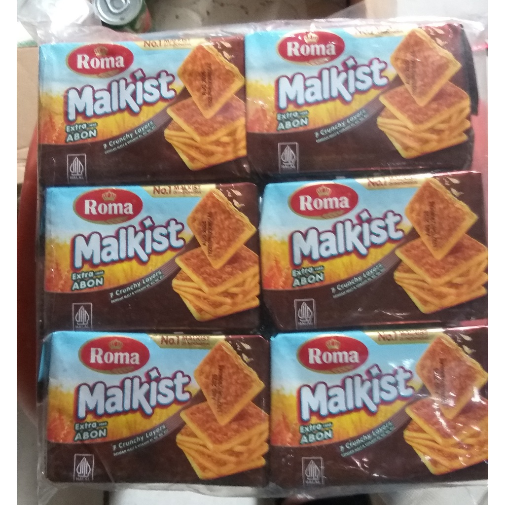 Jual ROMA CRACKERS MALKIST BELGIAN STYLE COKELAT PCK 105/90g | Shopee ...