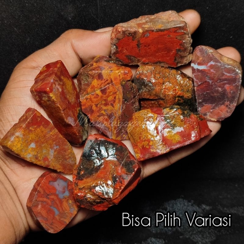 Jual batu pancawarna garut asli natural / bongkahan batu pancawarna ...