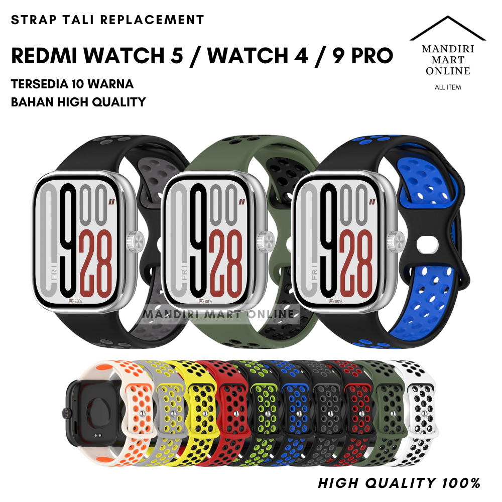 Jual Strap Redmi Watch 5 / Redmi Watch 4 Sport Band Double Color / Tali Pengganti Xiaomi Mi Band ...