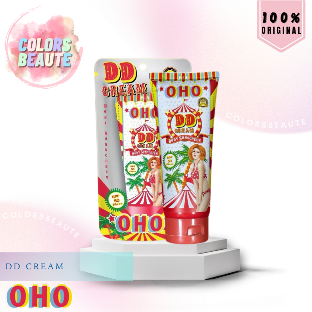 Jual OHO DD CREAM BODY SUNSCREEN SPF50PA+++ THAILAND / sun block /body sunblock | Shopee Indonesia