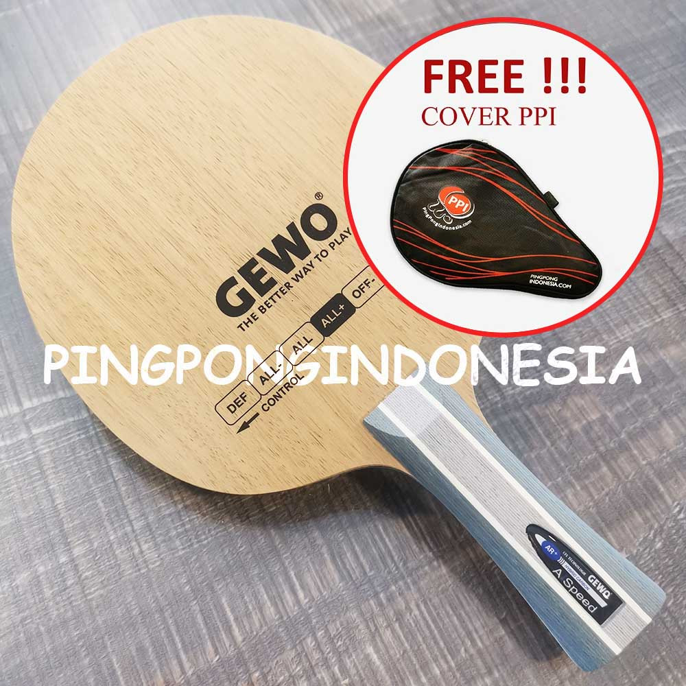 Jual Gewo Hybrid Carbon A/Speed - Kayu Pingpong Blade Tenis Meja Bet Bat Allround+ | Shopee ...