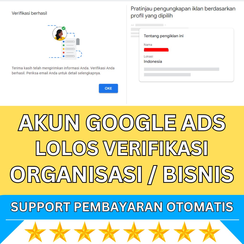 Jual Akun Google Ads Sudah Verifikasi Organisasi / Bisnis | Shopee ...