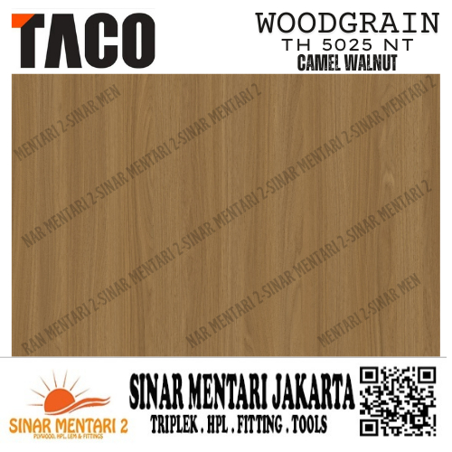 Jual TACO HPL WOODGRAIN TH 5025 NT CAMEL WALNUT | Shopee Indonesia